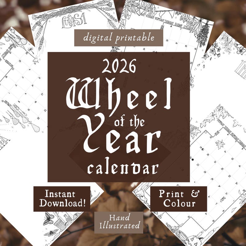 Witch Wheel 2026 - Etsy UK