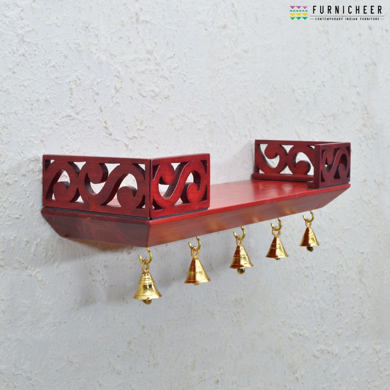 Kriti Solid Wood Shelf Mandir/ Prayer Unit/ Pooja Unit - Etsy