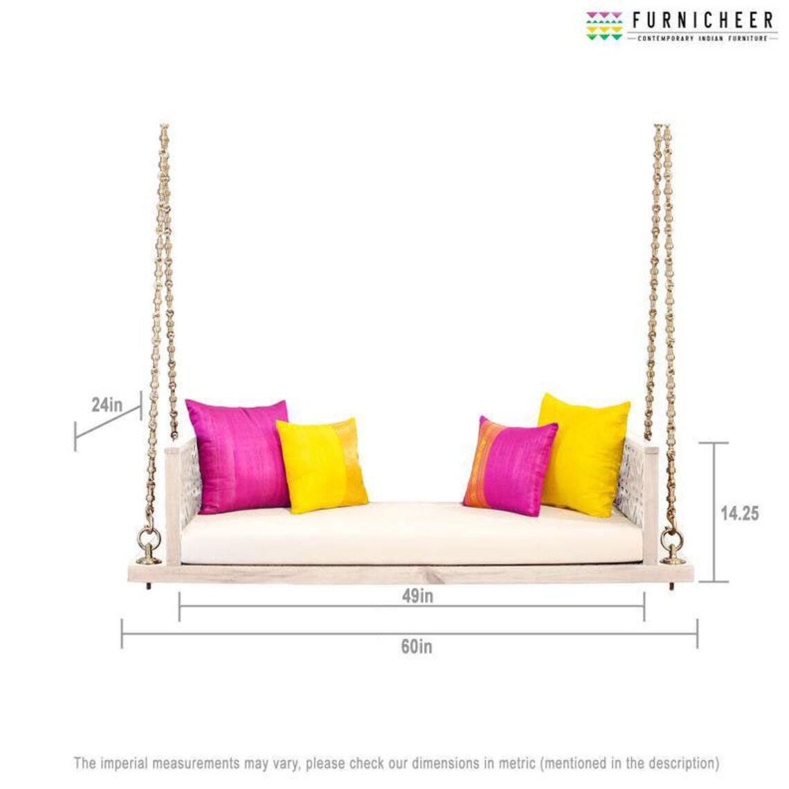 Solid wood handcrafted indian traditional swing with carved | Etsy