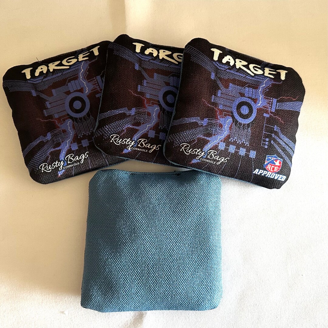 TARGET Sky Blue ACO Stamped Pro Cornhole Bags - Etsy