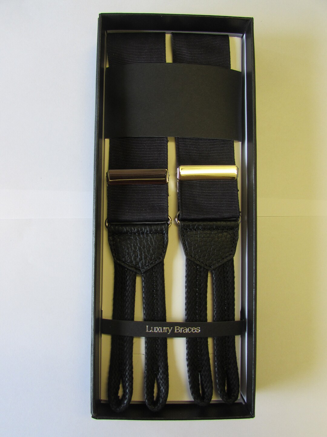 Black Rigid Braid End Braces - Etsy