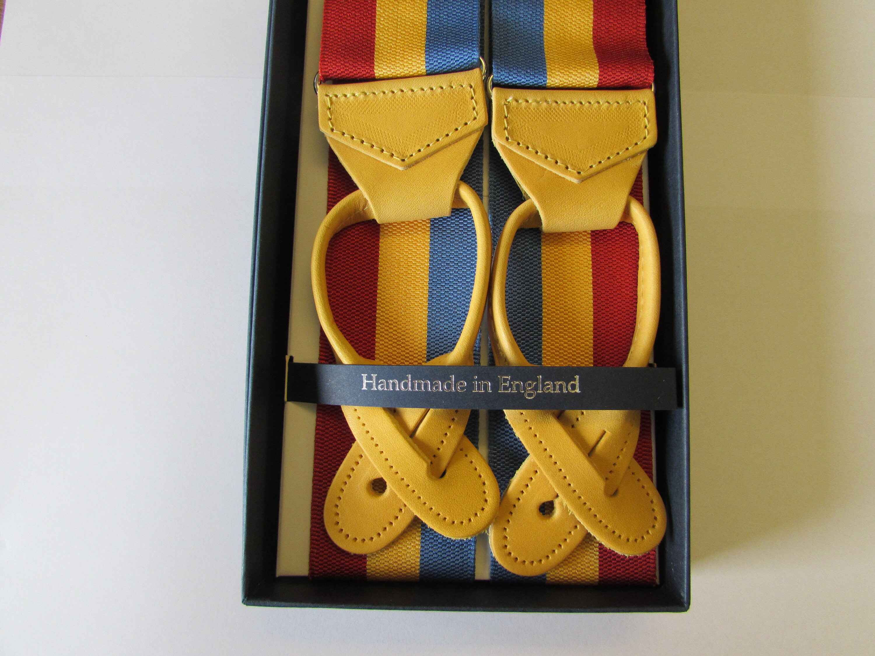 Albert Thurston Romanian Flag Design Leather End Braces - Etsy