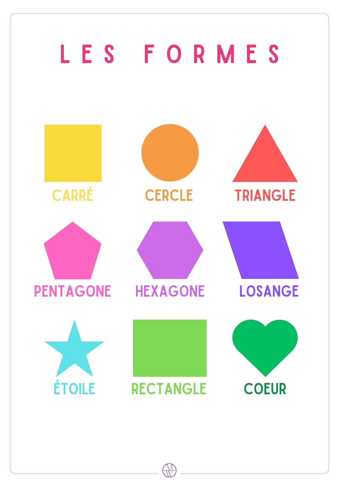 Poster “shapes” - Etsy