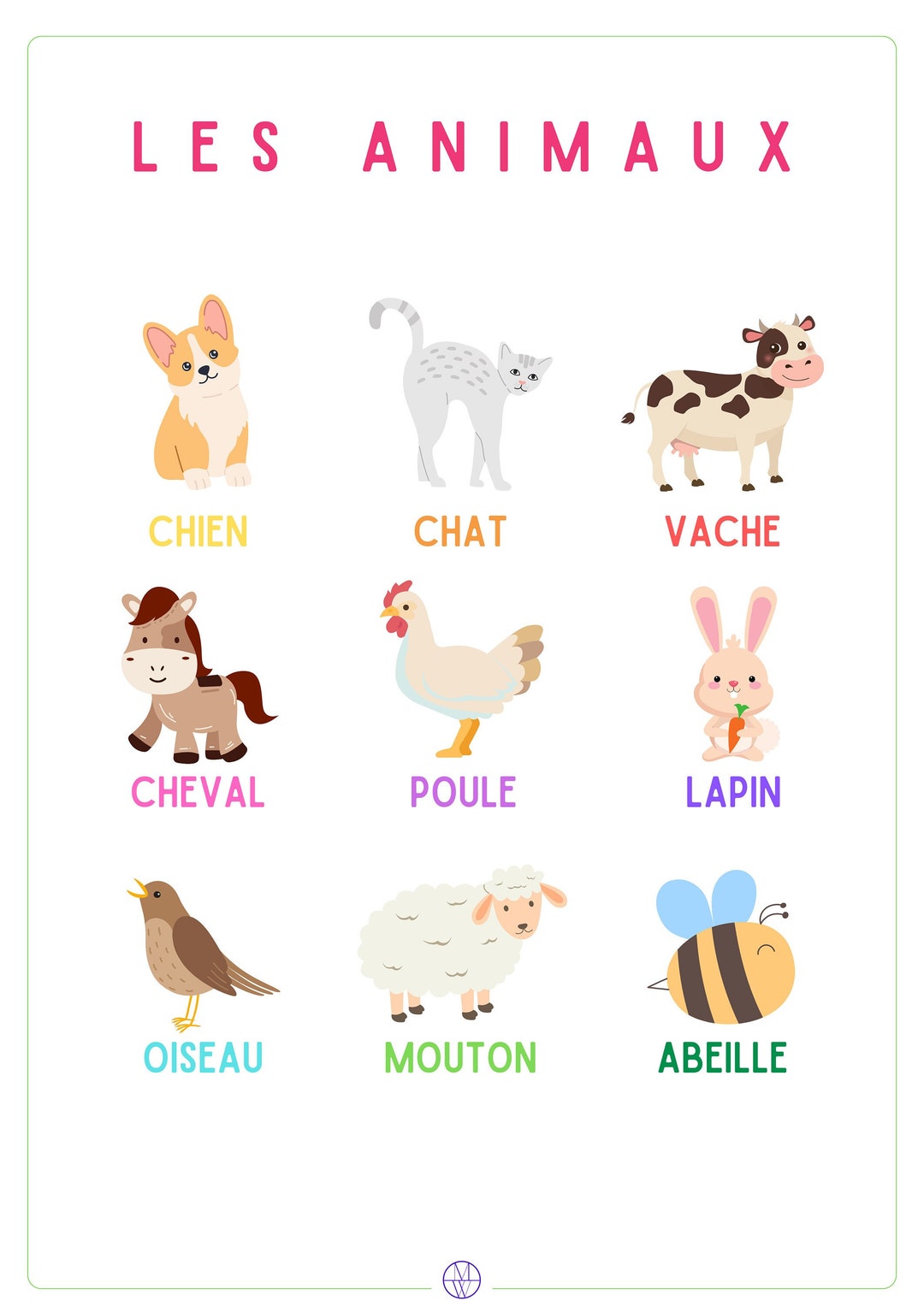 Poster animals - Etsy