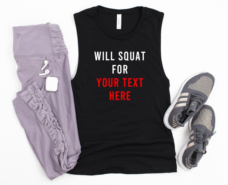 Custom Gym Tank Workout Tanks for Women Gym Workout Will - Etsy