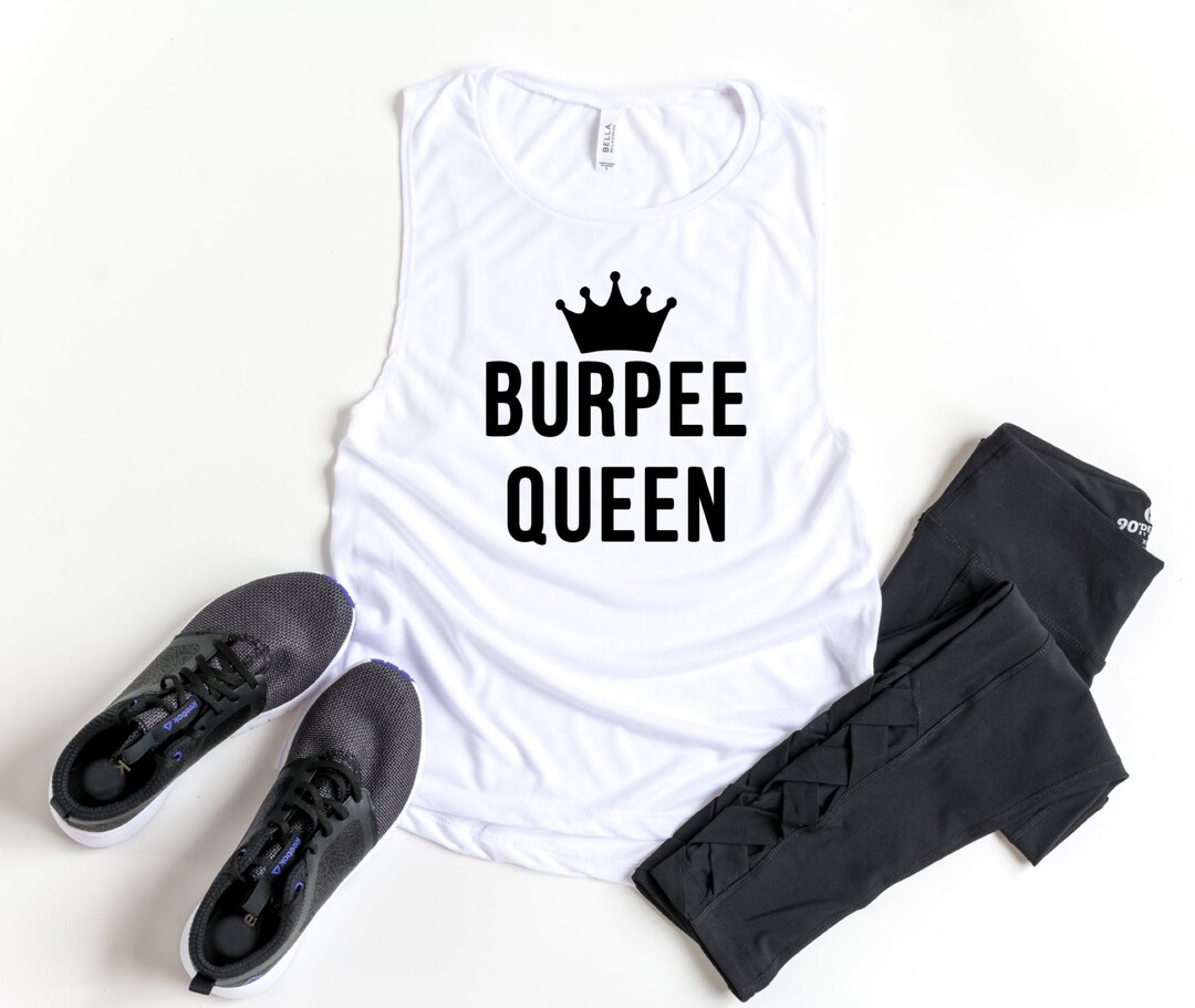 Workout Shirts, Workout Tanks for Women, Burpee Tank, Burpee Queen ...