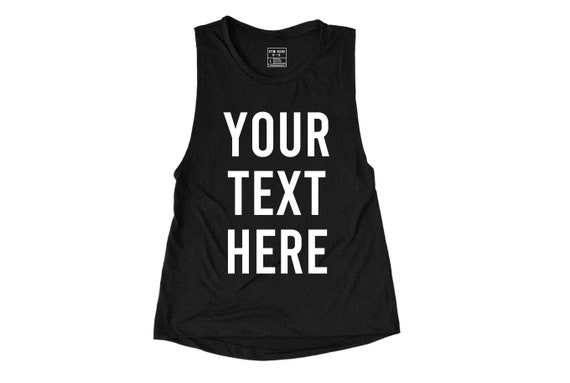 Custom Shirt Custom Tshirt Custom Gym Tank Gym Workout - Etsy