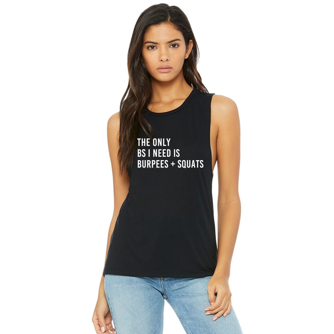 Workout Tank, Gym Tank Top, Burpees Shirt, Workout Tanks for Women ...