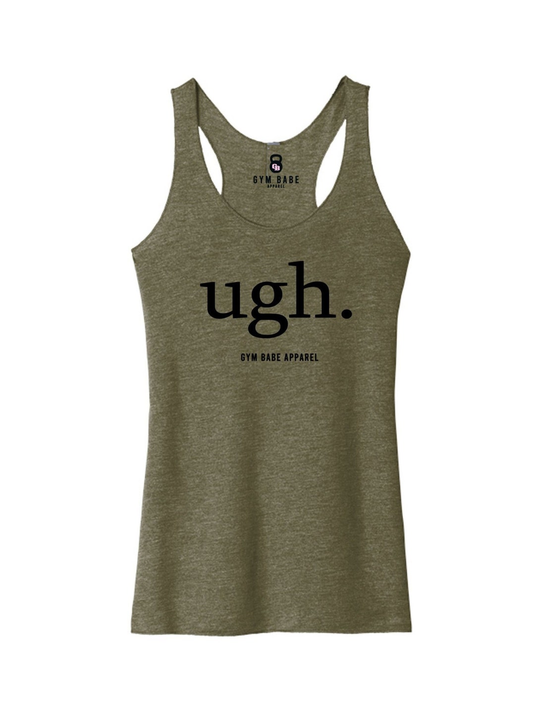 Workout Clothes for Women, Cute Gym Clothes, Ugh Shirt, Military Green ...