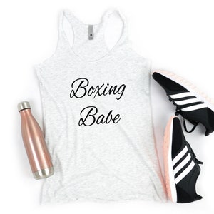 Boxing Tanks for Women, Boxing Babe, Workout Tanks for Women - Etsy