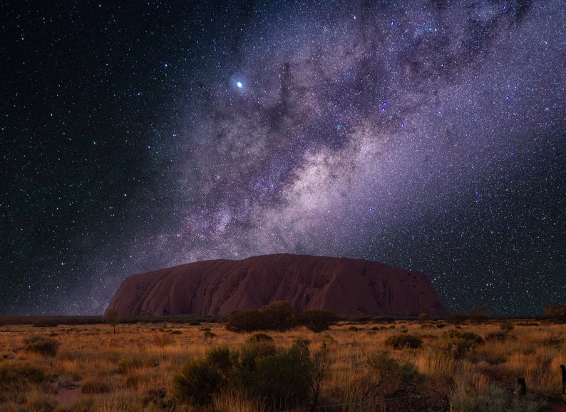 ULURU, Stargazing - Travel Print - NORTHERN TERRITORY , Australia ...