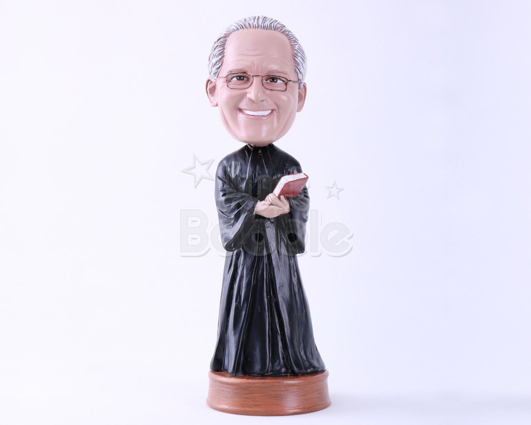Custom Bobbleheads: Male Priest Personalized Bobbleheads as - Etsy