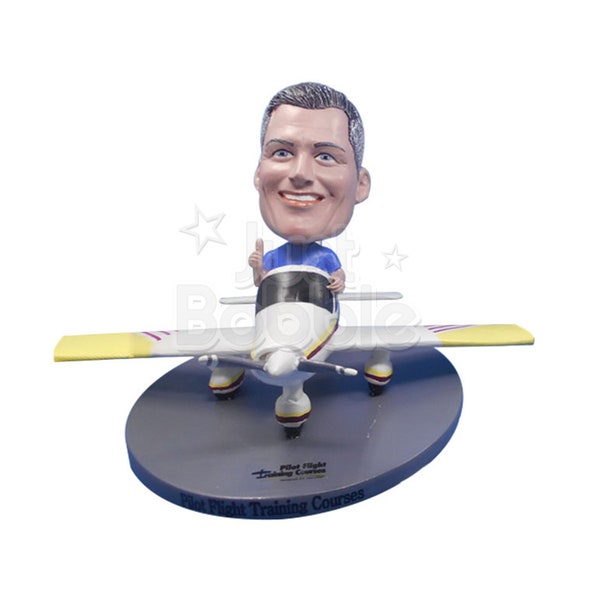 Custom Pilot Bobblehead - Etsy