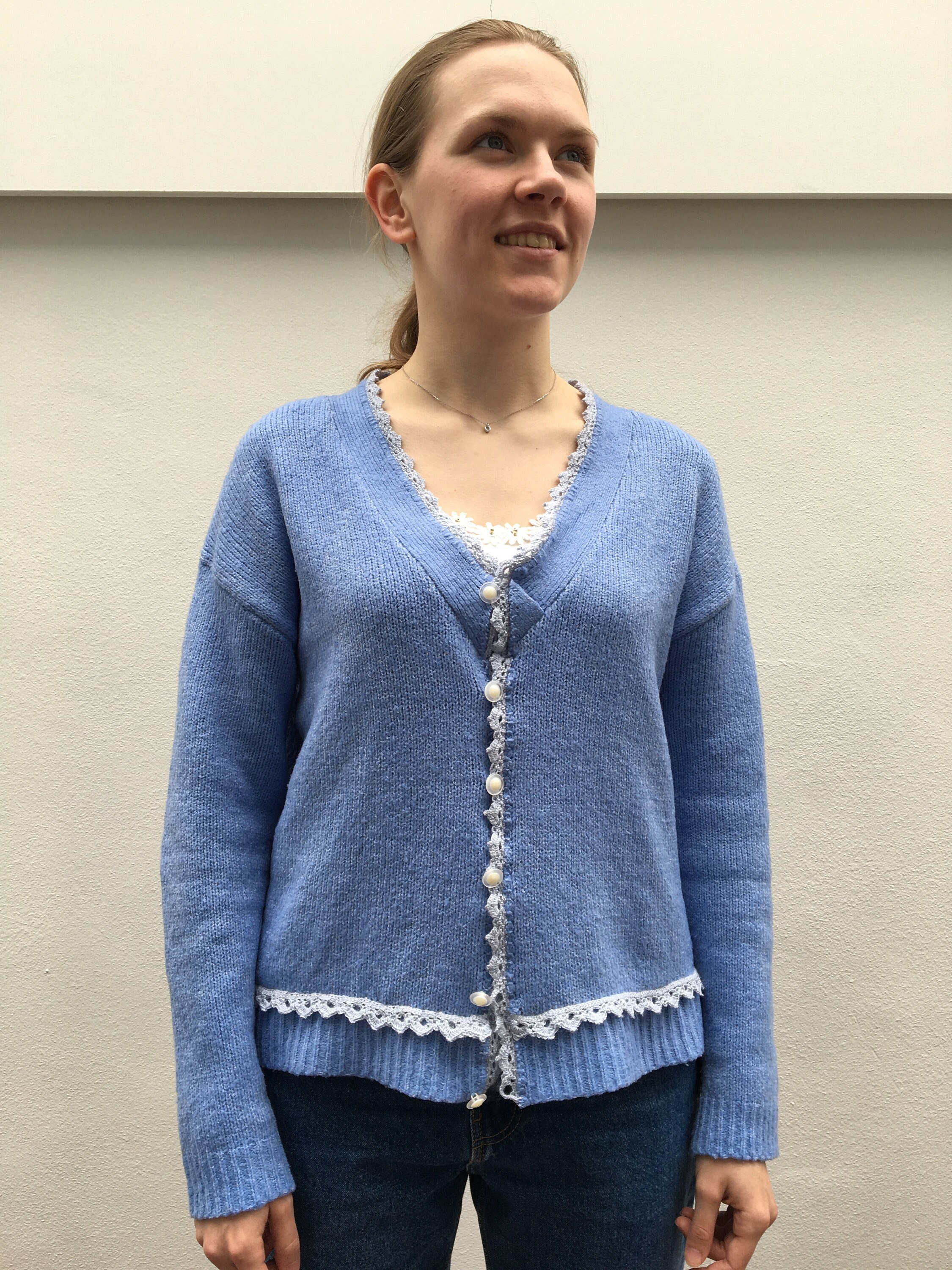 Lavender Blue Romantic Cardigan, #250 - Etsy UK