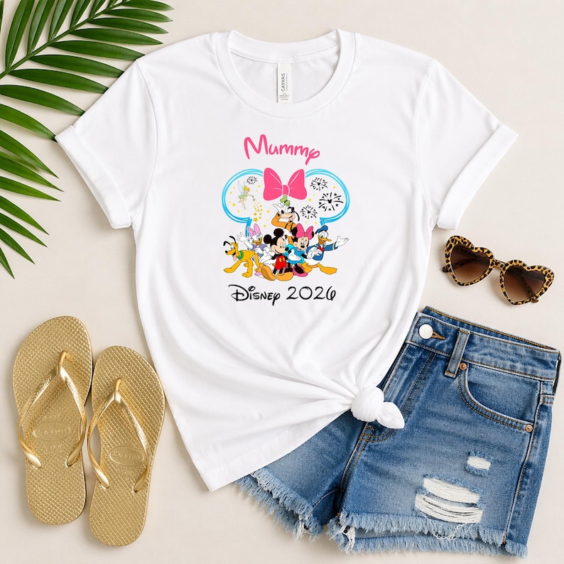 Personalised Disney Trip T Shirts for Family, Matching Mickey and ...