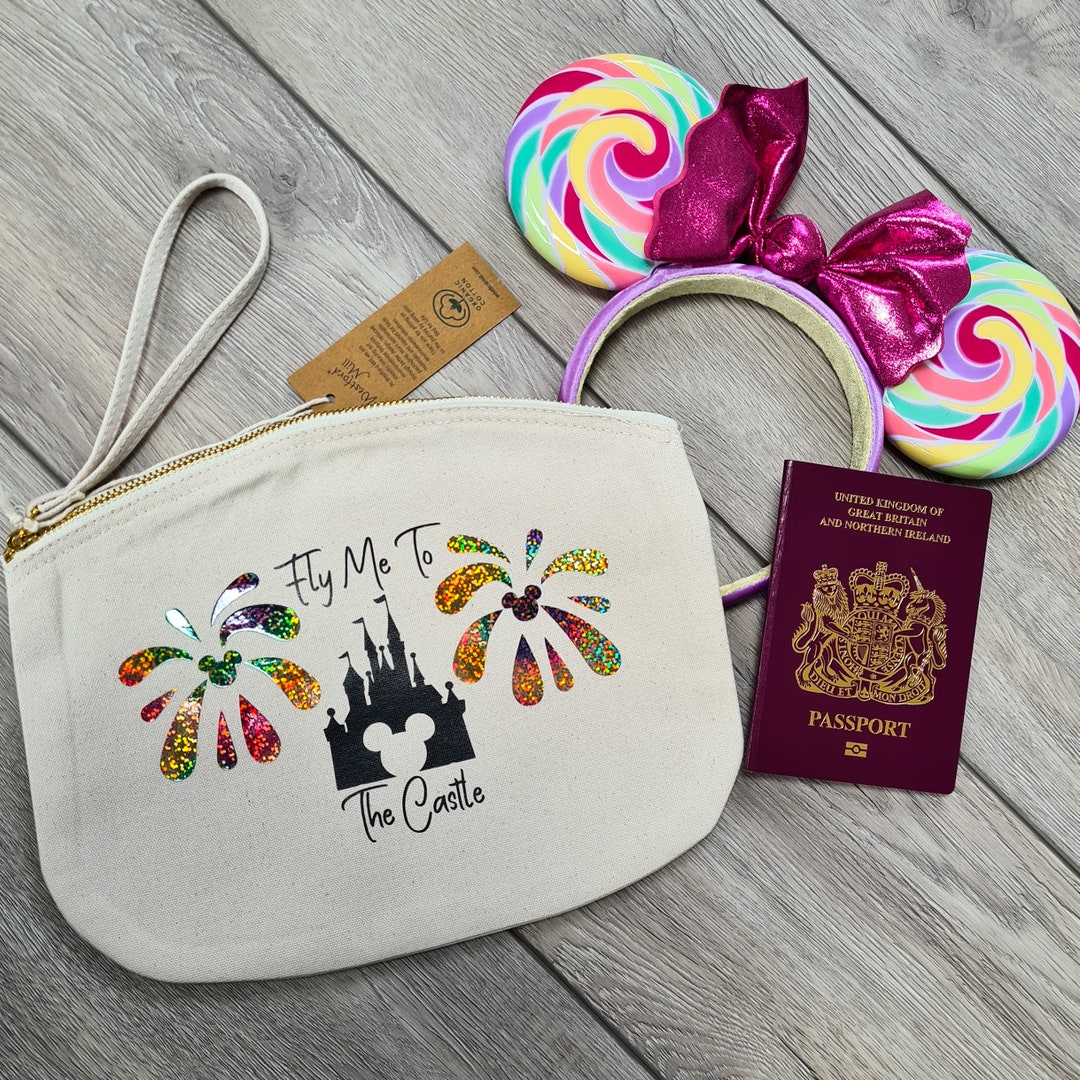 Personalised Disney Travel Wallet - Disney Passport Pouch -travel ...