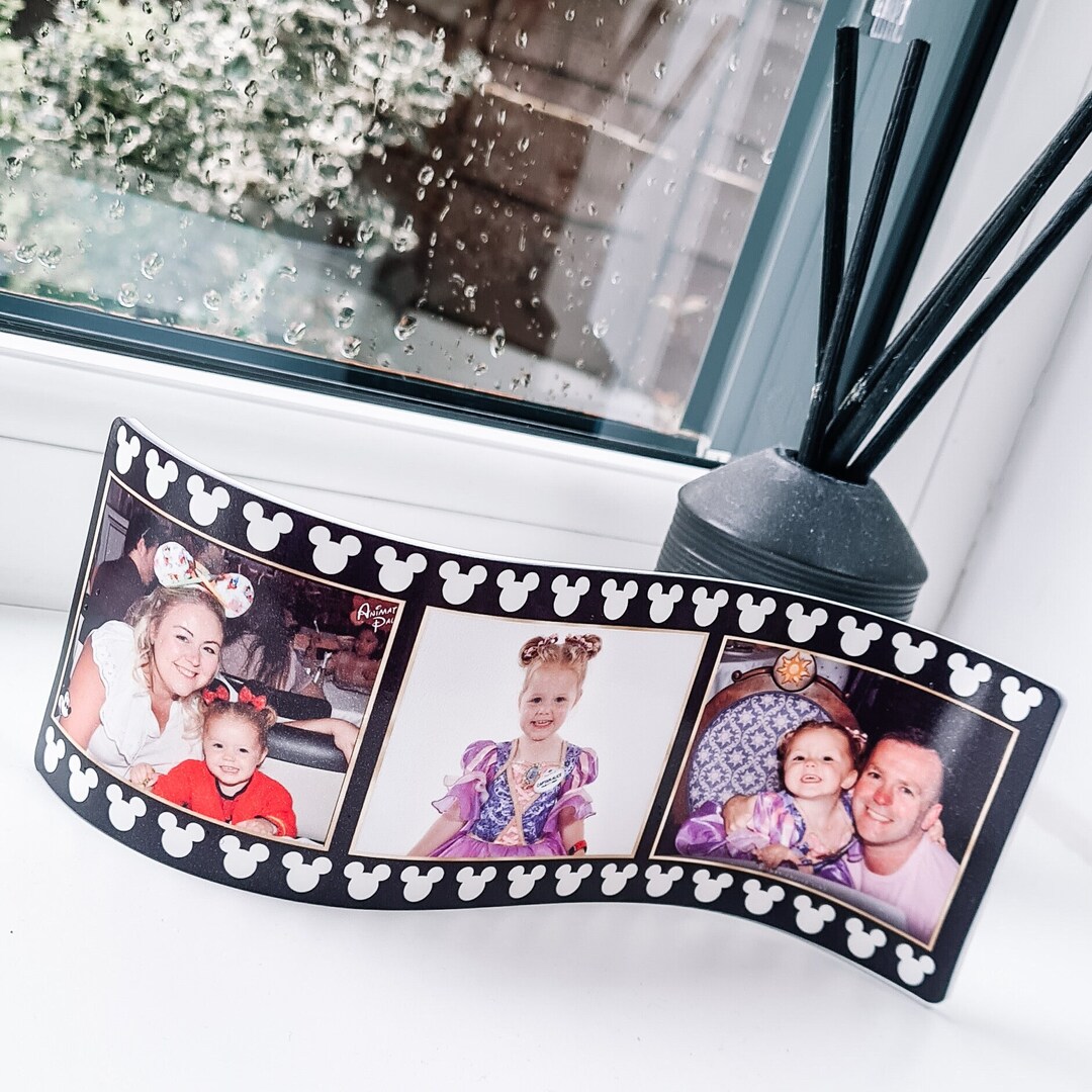 Personalized Disney Photo Film Roll Stand – Curved Acrylic Gift - Etsy