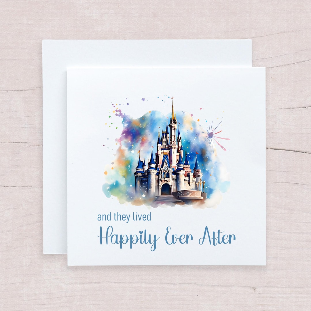 Personalised Cinderella Castle Card for Any Age Birthday, Mother's Day ...