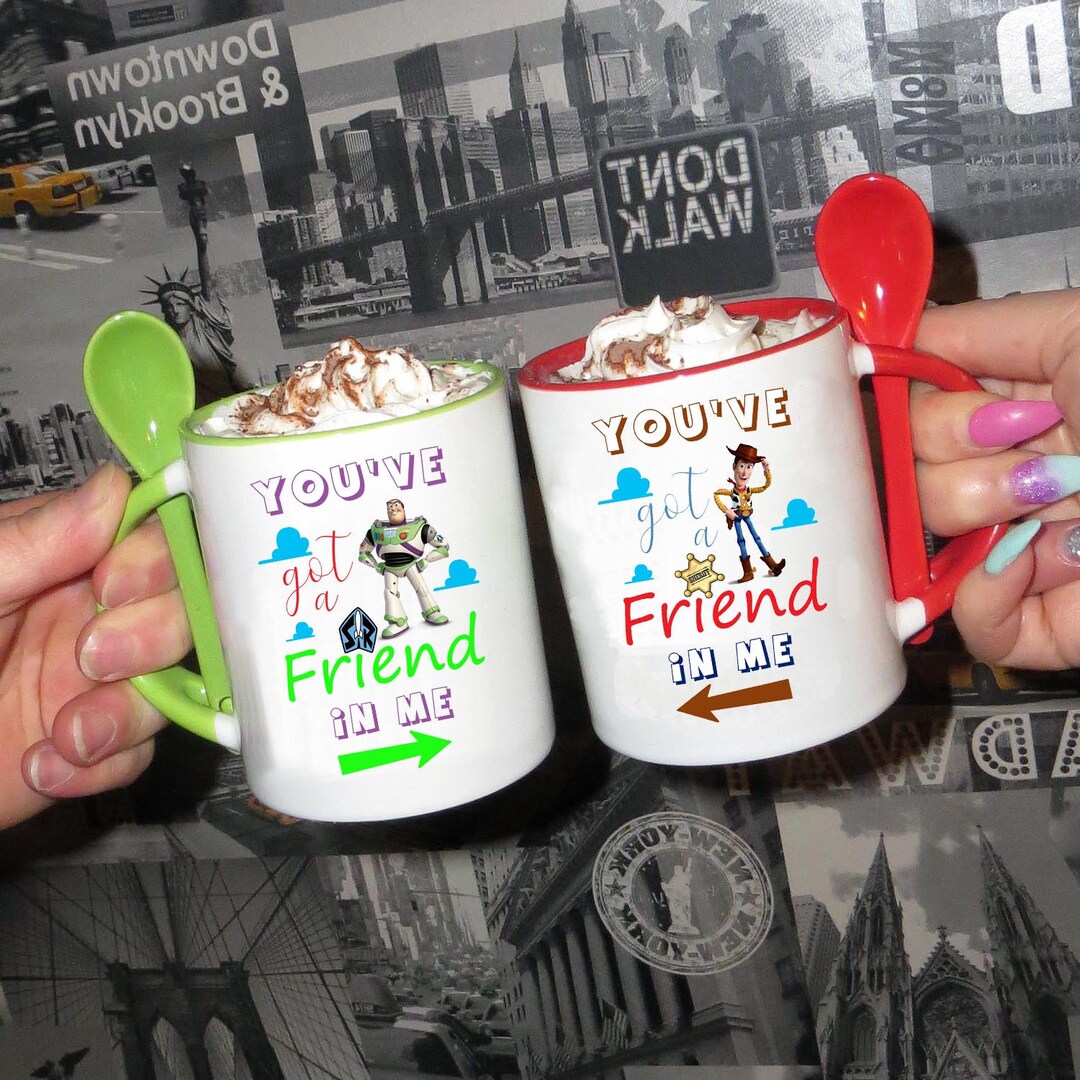 Toy Story Mugs Disney Matching Mugs Valentines Day Mug Set - Etsy