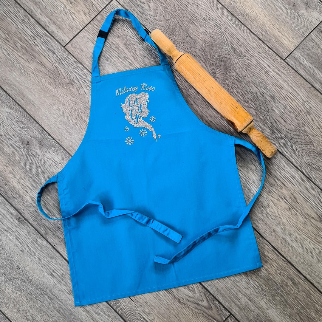 Personalised Elsa Apron for Mummy and Daughter Matching,, Frozen Baking ...