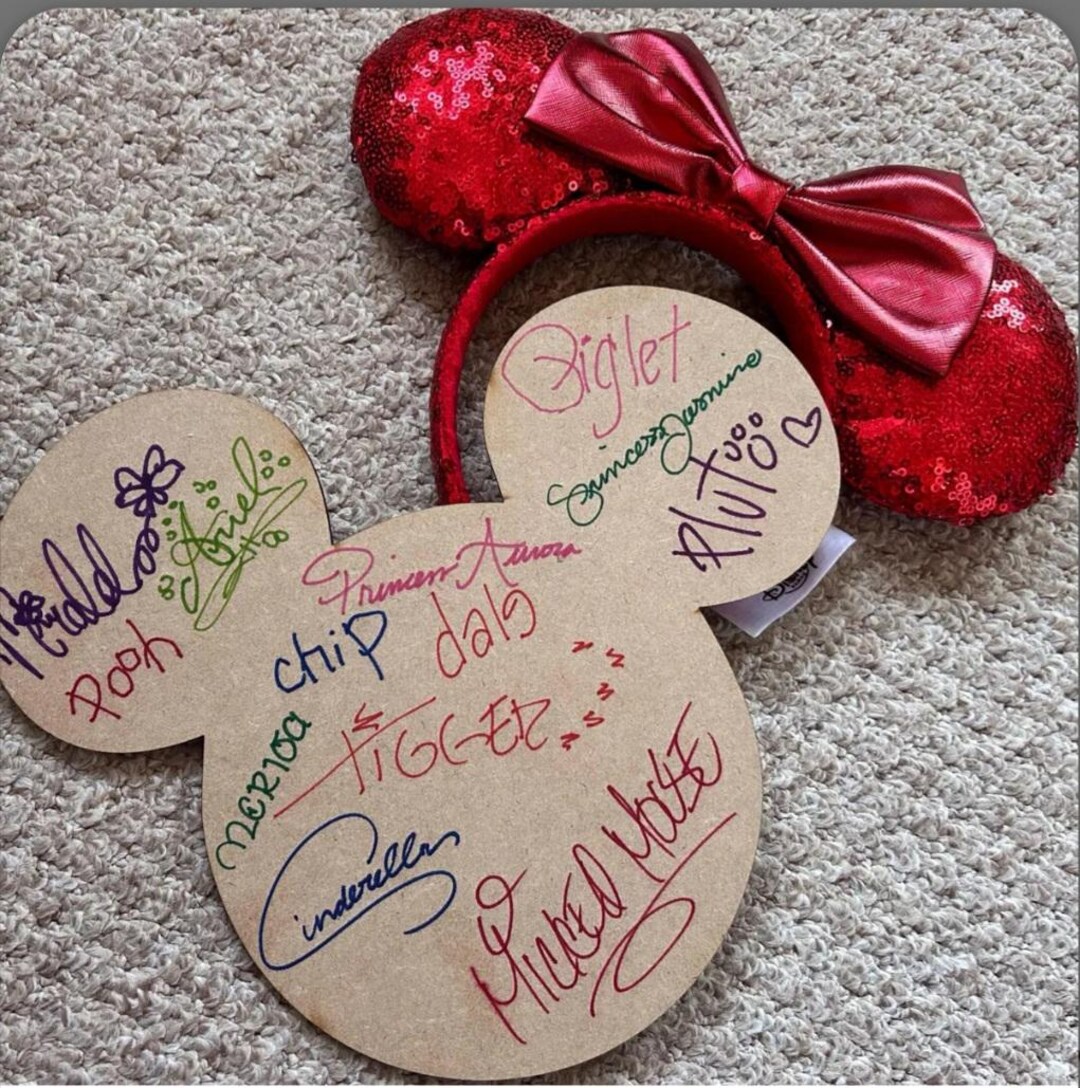 Mickey Mouse Craft Shapes to Paint, Disney MDF Shapes, Crafting Shapes ...