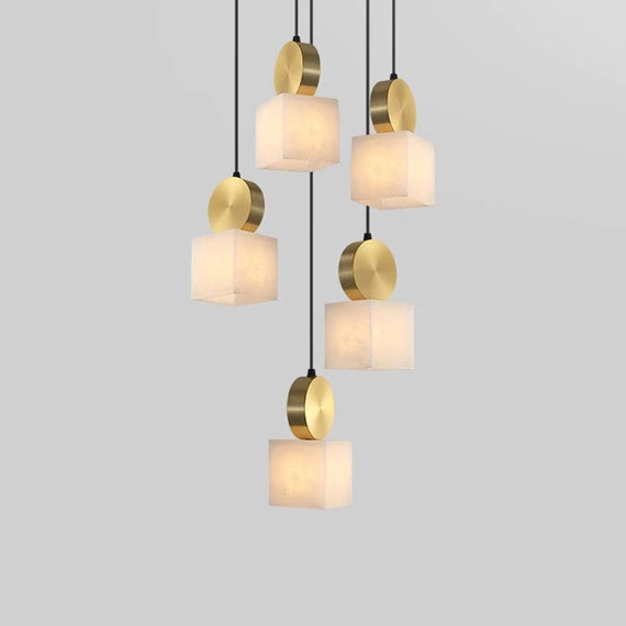 Marble Pendant Light Ceiling Light Pendant Lighting Hanging - Etsy