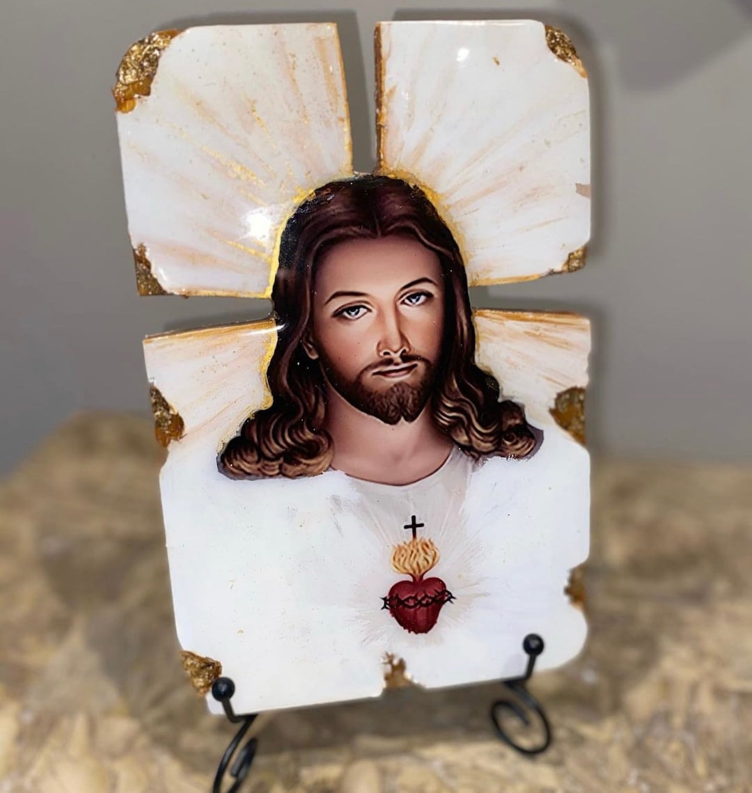 3d Religious Icons Jesus Christ Icon Art Handmade 1 off Piece Orthodox ...
