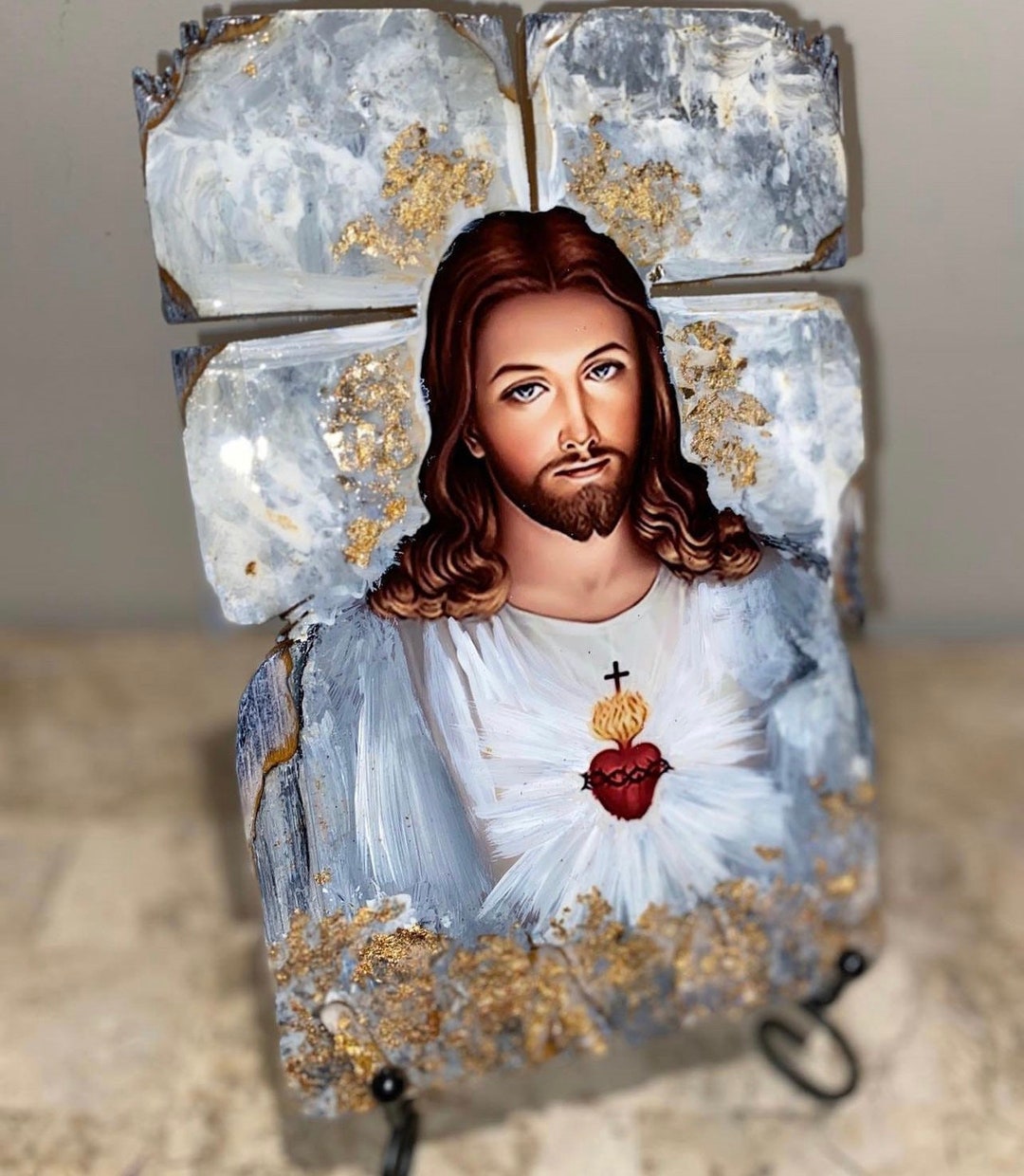 3d Religious Icons Jesus Christ Icon Art Handmade 1 off Piece Orthodox ...