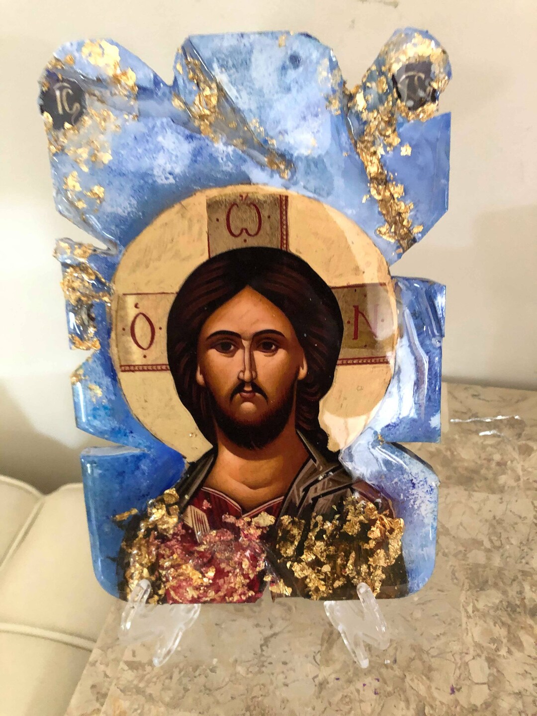 Religious Icons Jesus Christ Icon Art Handmade 1 off Piece Orthodox ...