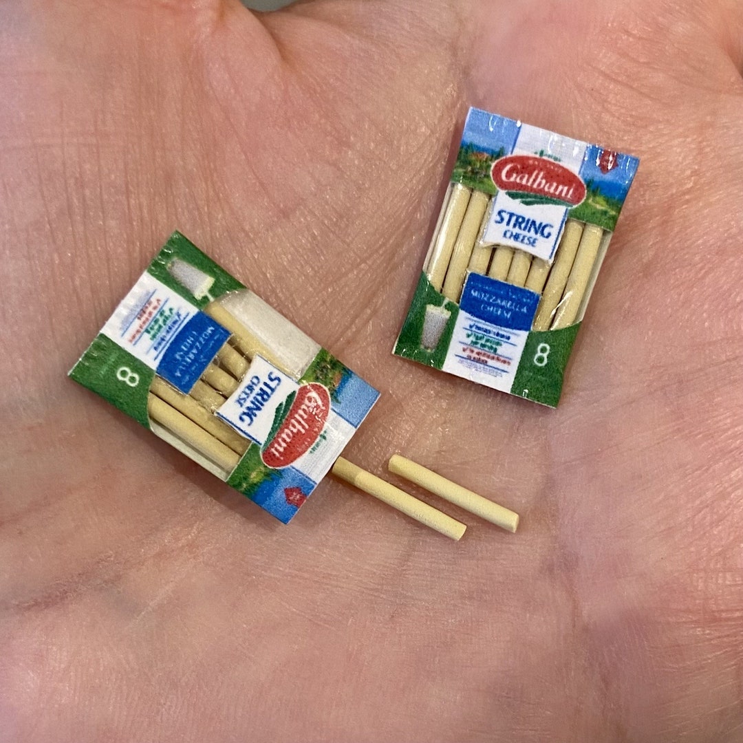 Miniature Dollhouse String Cheese Sticks Food Accessories Snack Pantry ...