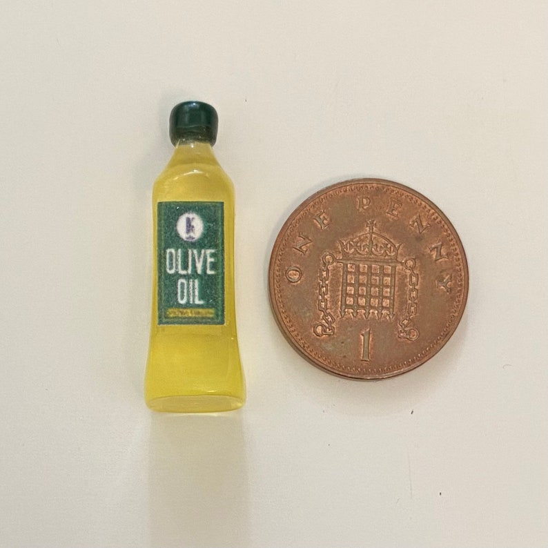 Miniature Dollhouse Olive Oil Cooking Food Kitchen Fresh Decor - Etsy