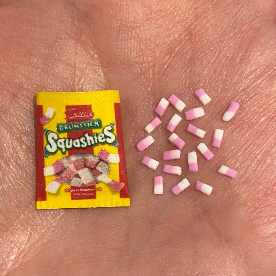 Miniature Dollhouse 20 Marshmallow Gummy Sweets Candy Snacks Food ...