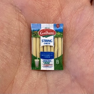 Miniature Dollhouse String Cheese Sticks Food Accessories Snack Pantry ...