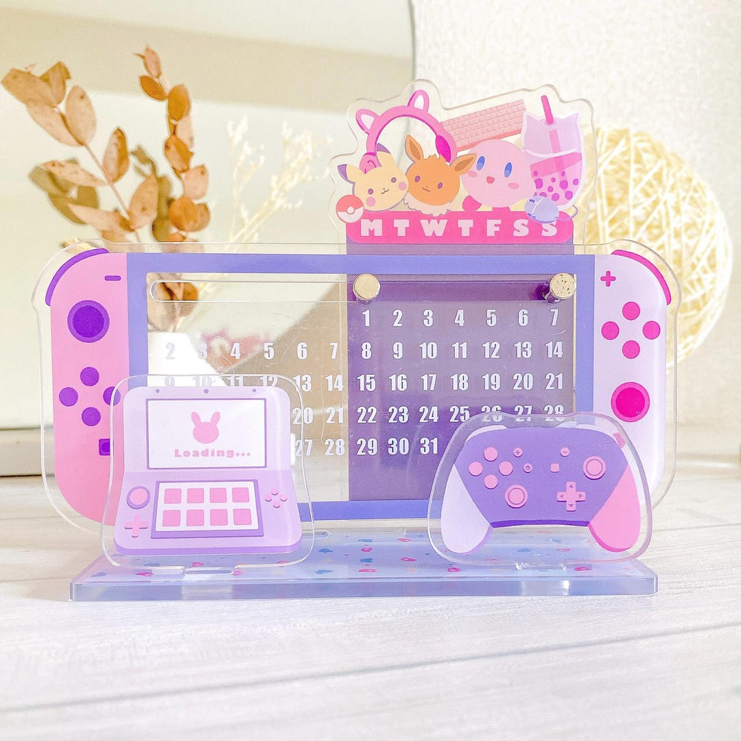 Switch Calendar Standee & Phone Holder - Etsy