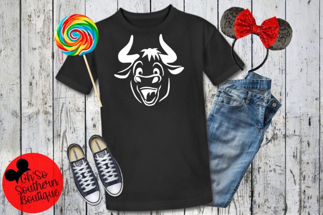 Ferdinand Face Shirt,disney Shirt,disney,disney Bull,disney Bull Face ...