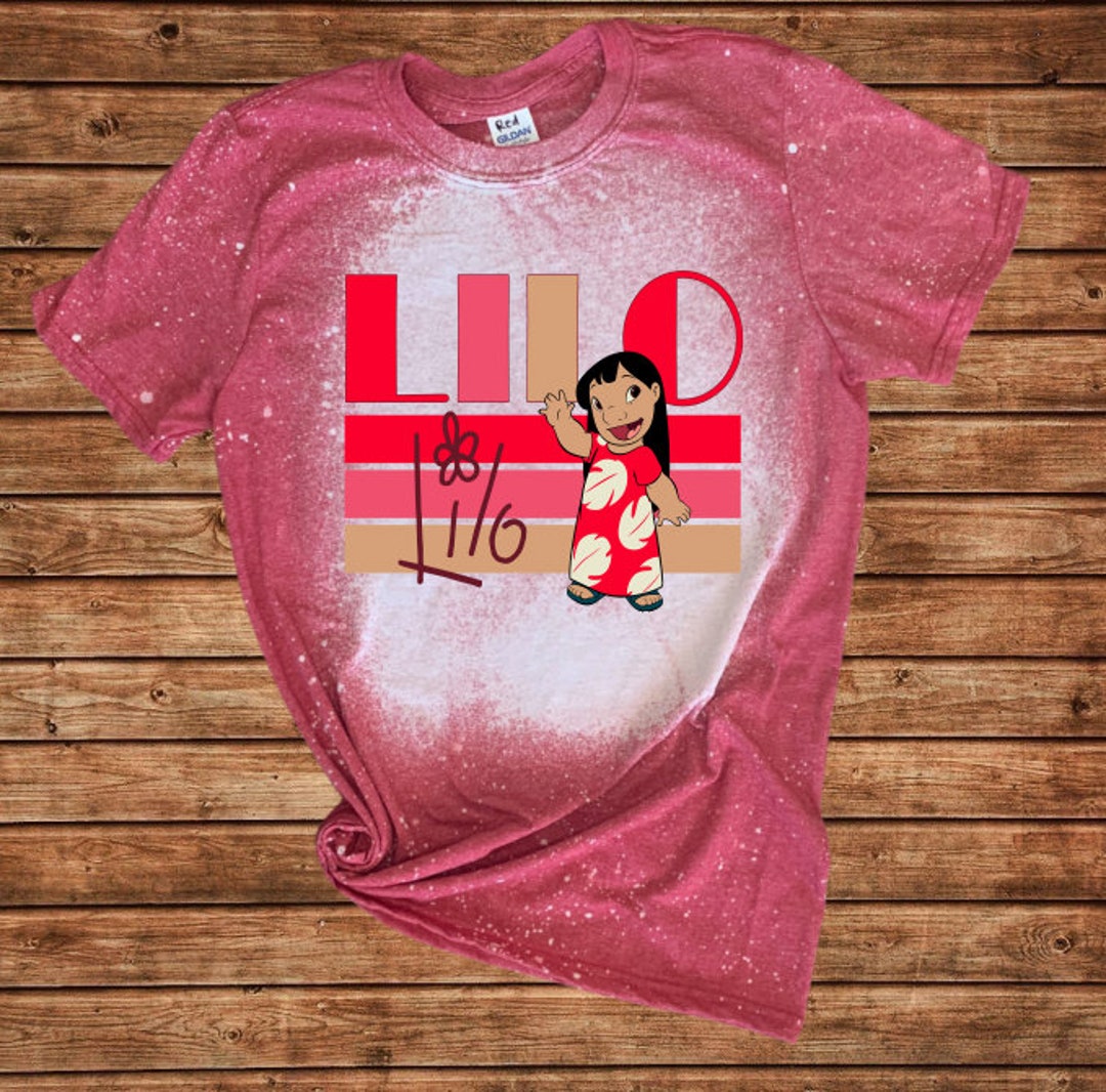 Lilo Signature Bleached and Non Bleached Shirt. Disney T-shirt, Disney ...