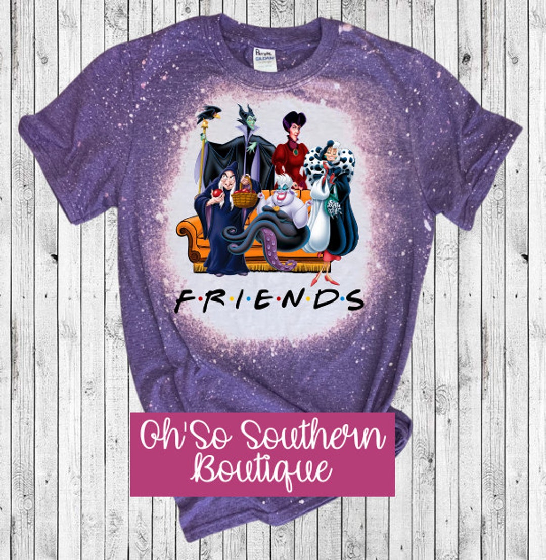 Disney Villains Friends Couch Shirt, Disney Villains Graphic Tee ...