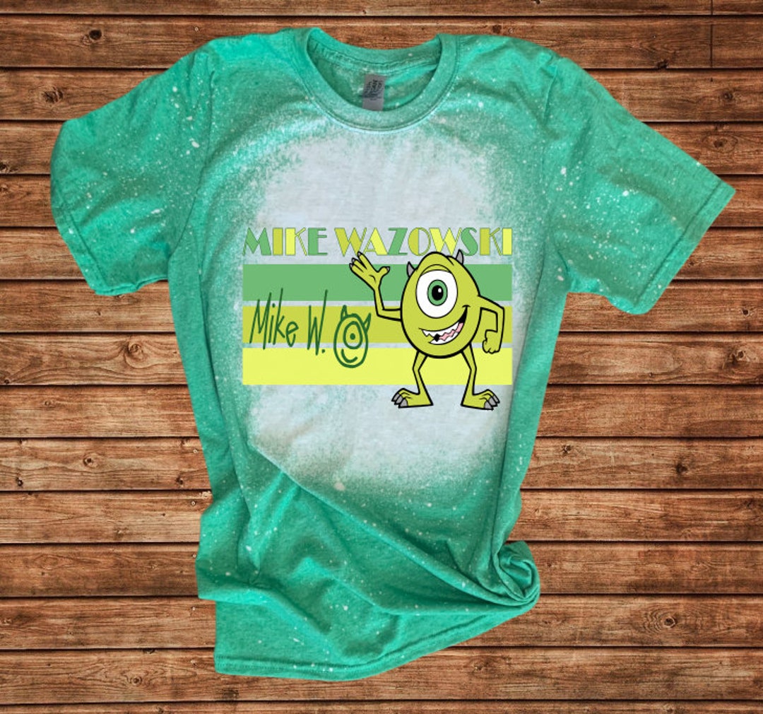 Mike Wazowski Bleached and Non-bleached Shirt Disney Vacation Shirt ...
