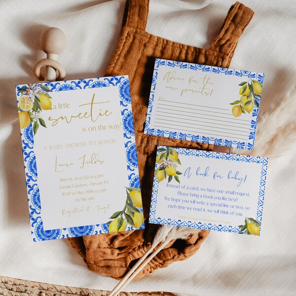 Positano Baby Shower Invitation - Etsy