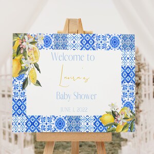 Positano Sweetie Baby Shower Bundle Lemon Baby Shower - Etsy