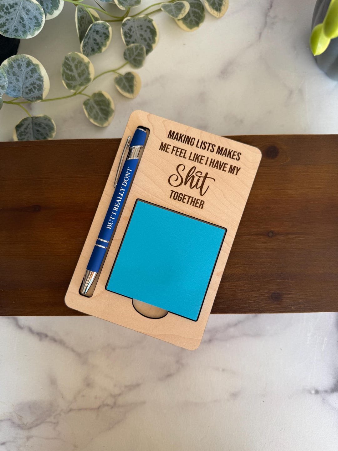 Making Lists Makes Me Feel Like I Have My Shit Together Funny Notepad ...