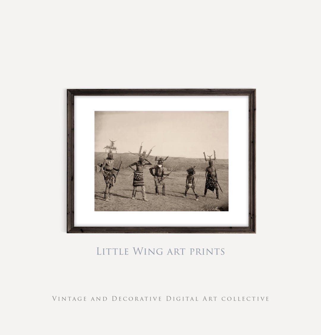 Vintage Historical Photo | Apache Devil Dancers 1899 | Native American ...