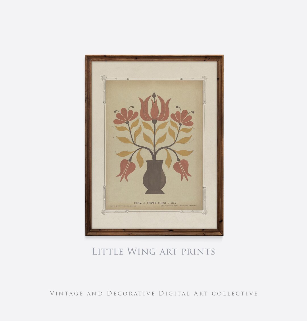18th Century Early American Design | Traditional Folk Art | Home ...