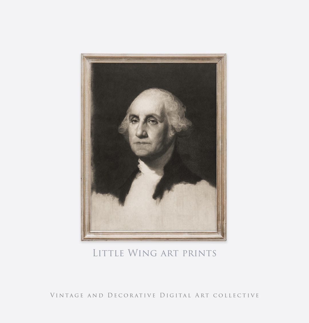 Antique Portrait Sketch | George Washington | First American President ...