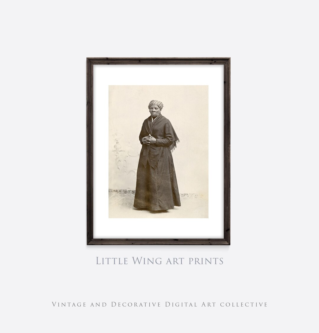 Harriet Tubman | Vintage Portrait Ca 1885 | Activist | Abolitionist ...