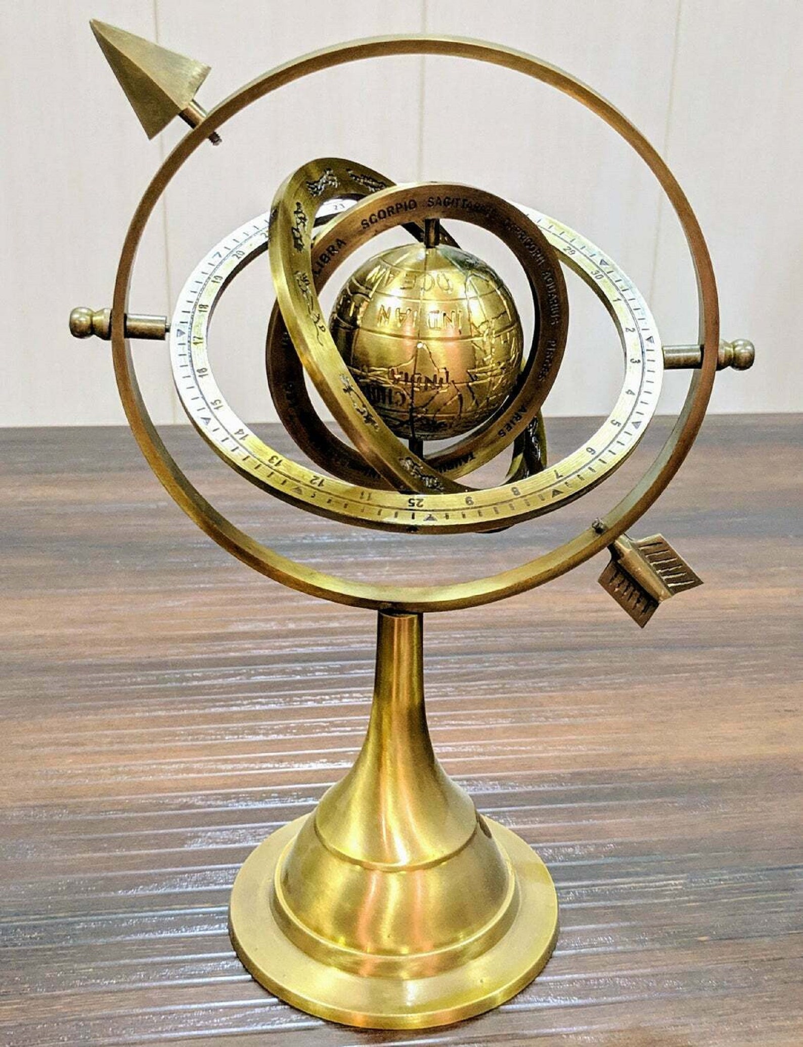 Brass Armillary Sphere Decor Table Top Brass Decor brass | Etsy