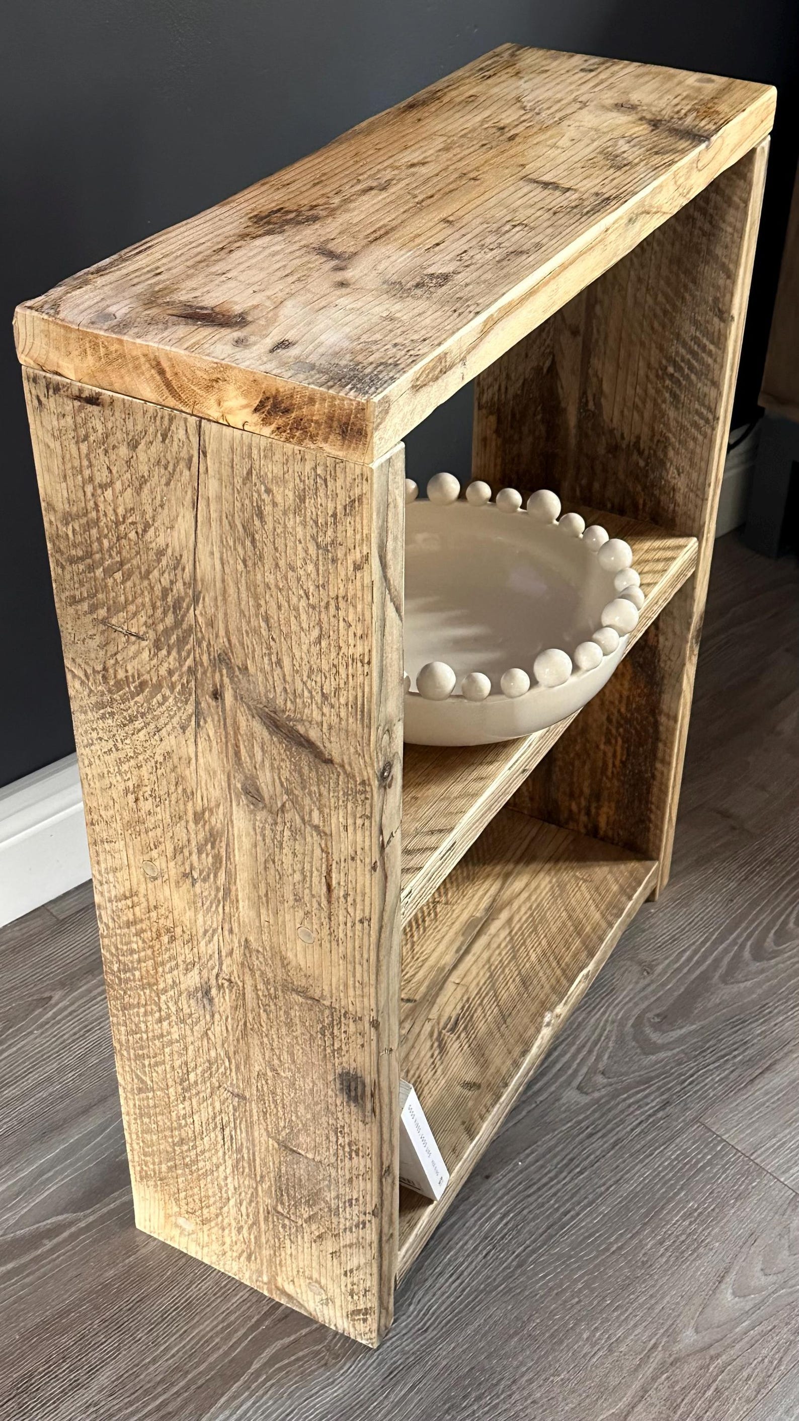 Rustic Storage Unit | Bookshelf | Toy Storage Made From Solid Reclaimed ...