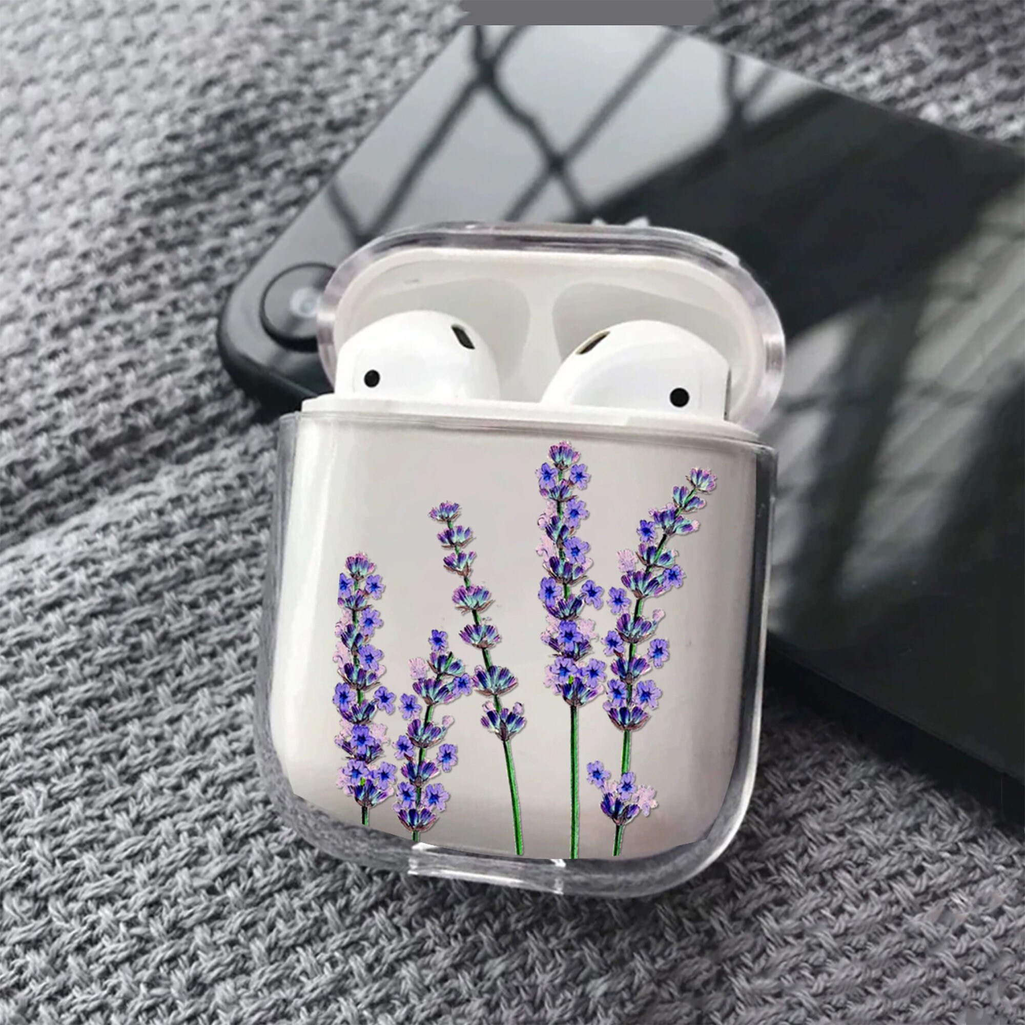 Lavender Airpods Case Custom Personalized Cover Air Pods Pro - Etsy
