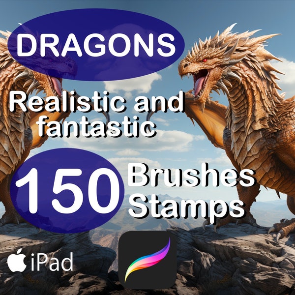 Dragon Stamp - Etsy