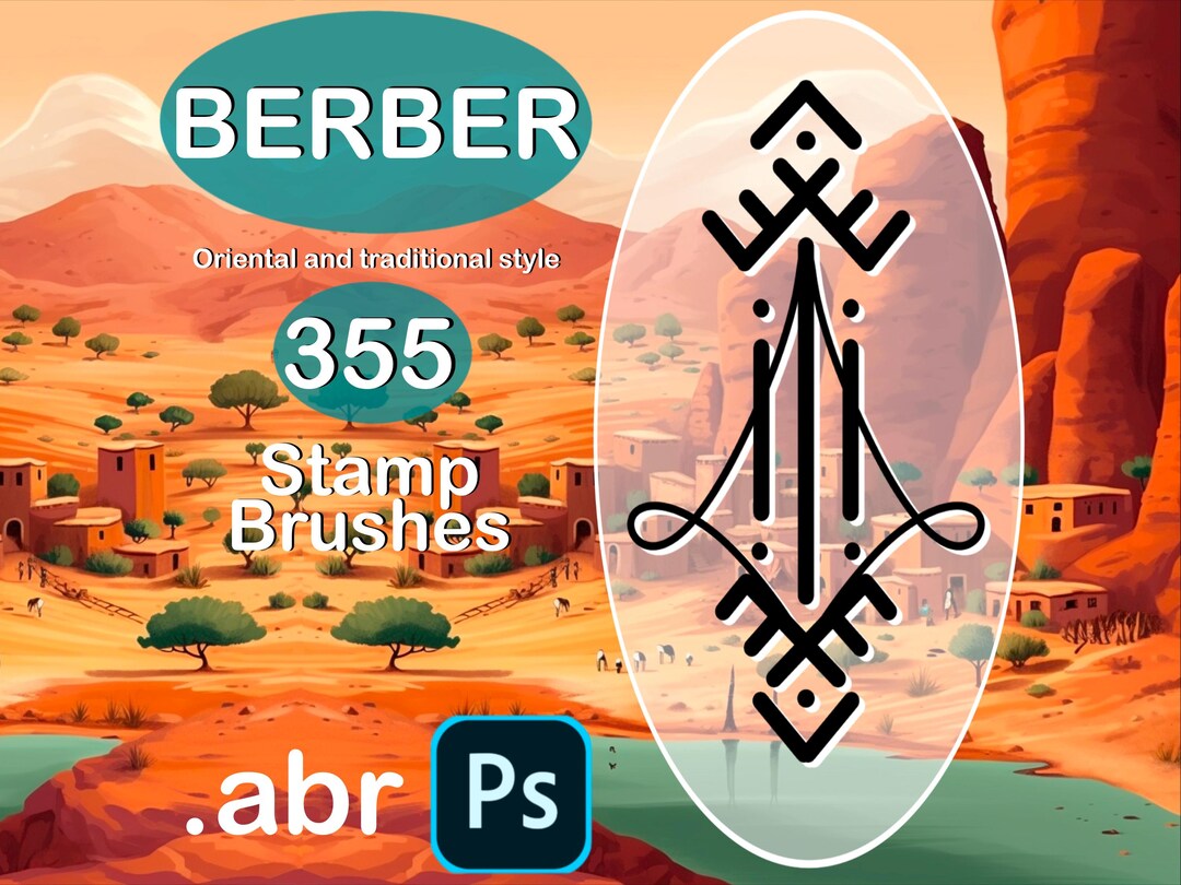 Photoshop Berber Brush Set ABR - Etsy